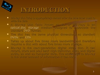 Bluray disc-ppt-by-raman sanoria | PPT