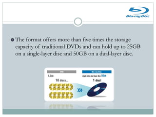Blu ray disc | PPTX | Digital Audio | Computer Software and Applications
