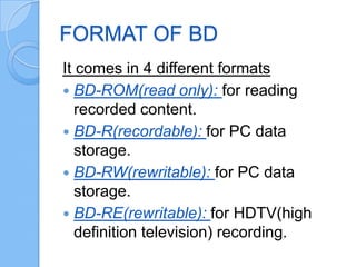 Blu ray disc | PPT