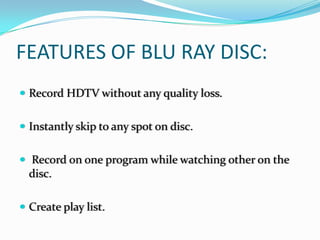 Blu ray disc | PPTX