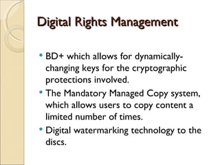 Blu ray disc slides | PPT
