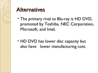 Blu ray disc slides | PPT