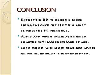Blu ray disc slides | PPT