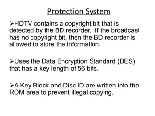 Blu ray disk seminar | PPTX