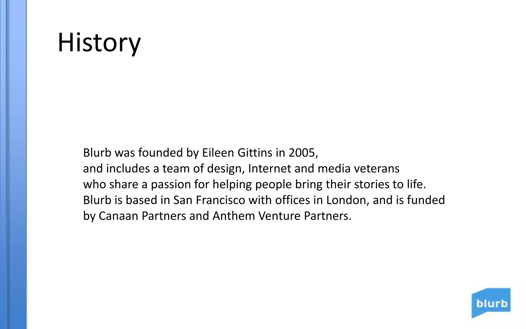 Blurb presentation | PPTX