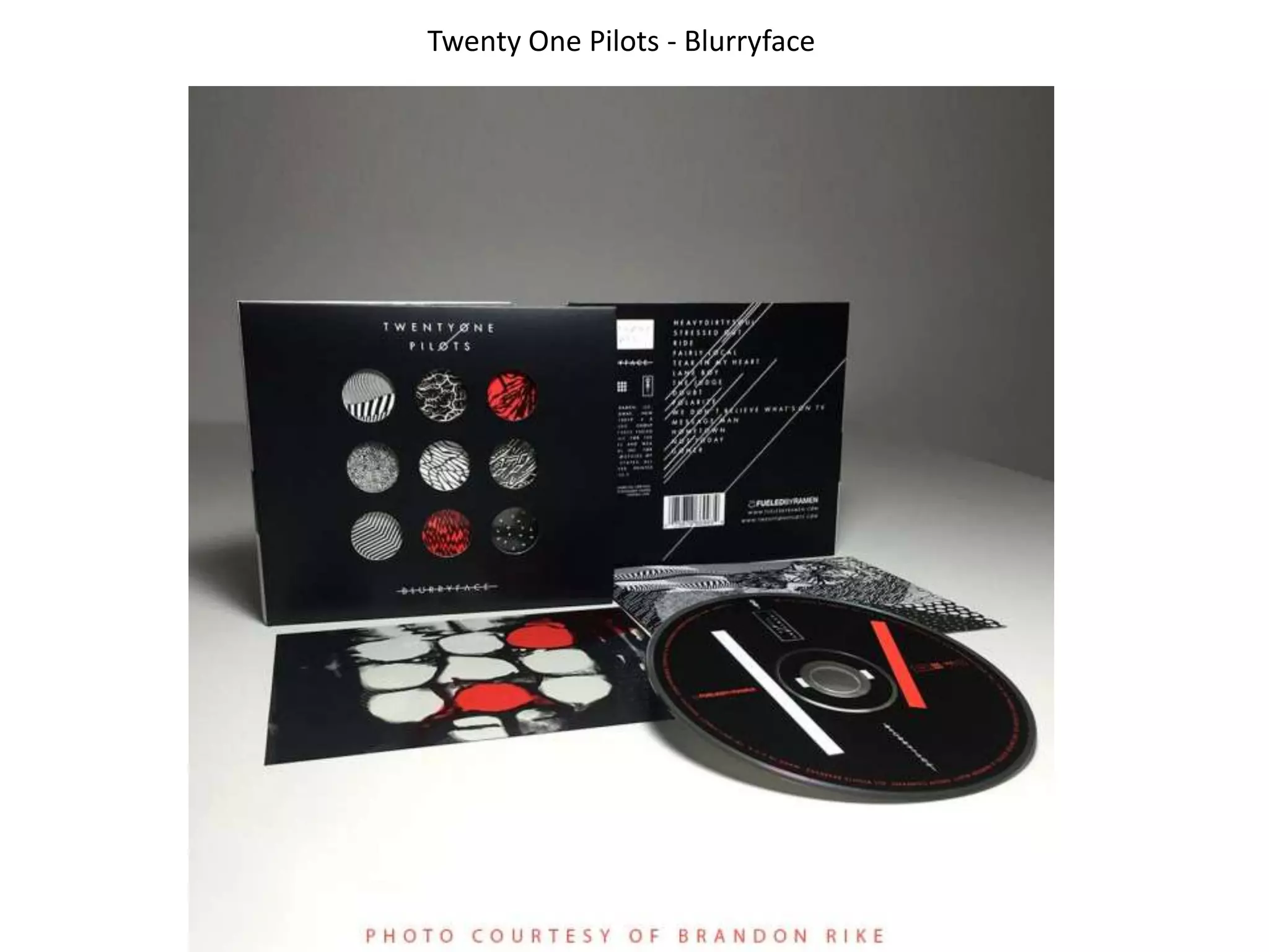 Blurryface – twenty one pilots digipak | PPTX | Music | Entertainment