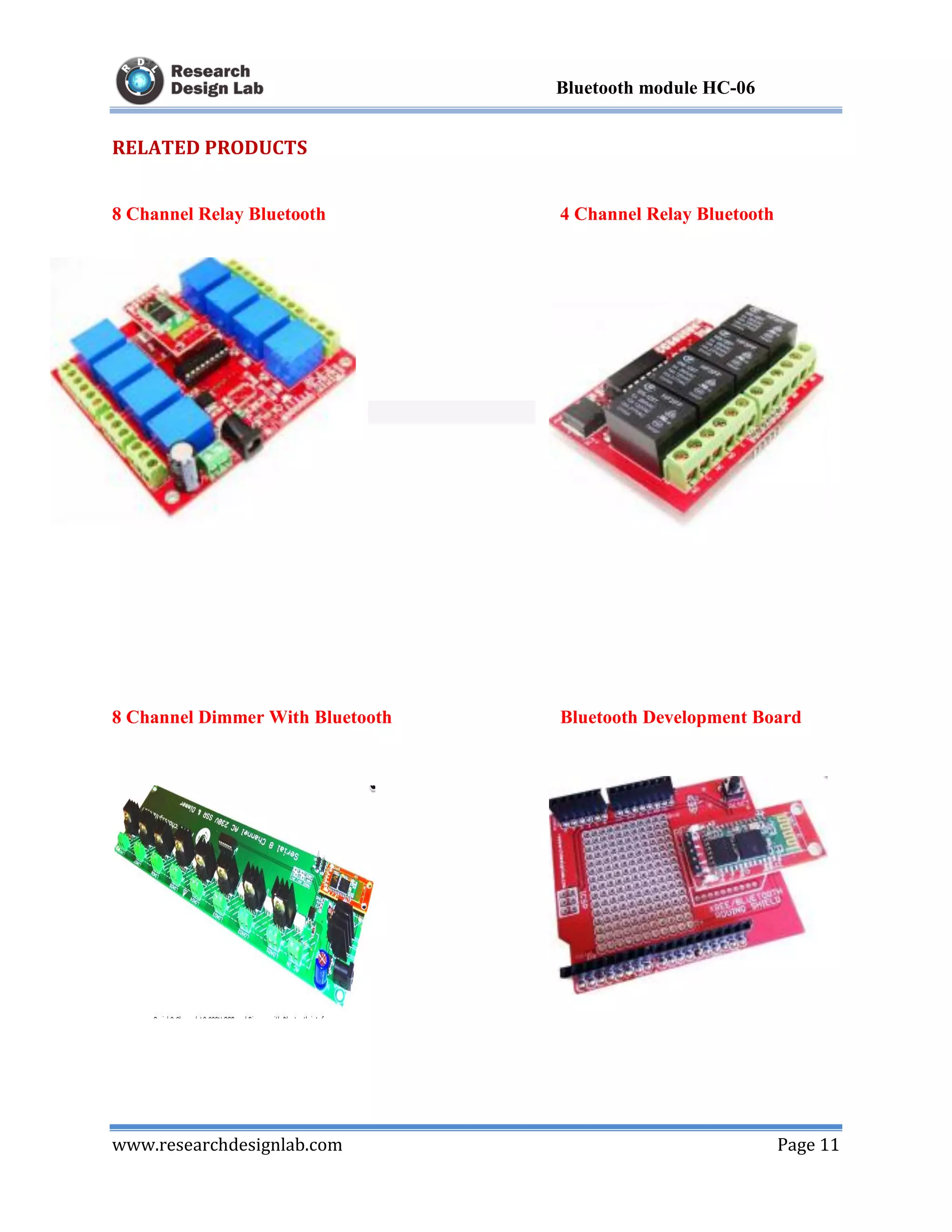 Bluetooth Module HC-06 | PDF