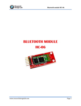 Bluetooth Module HC-06 | PDF