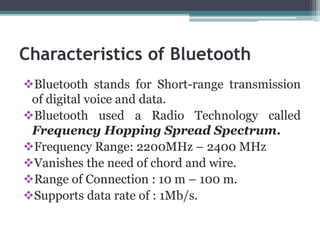 Blutooth technology | PPT