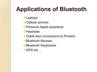 Blutooth technology | PPTX