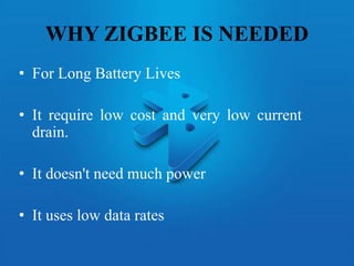 Blutooth vs zigbee | PPTX