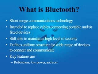 Blutooth vs zigbee | PPTX