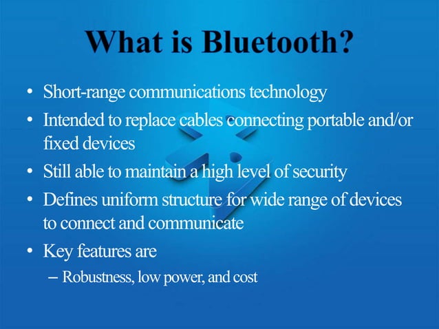 Blutooth vs zigbee | PPTX | Internet of Things | Internet