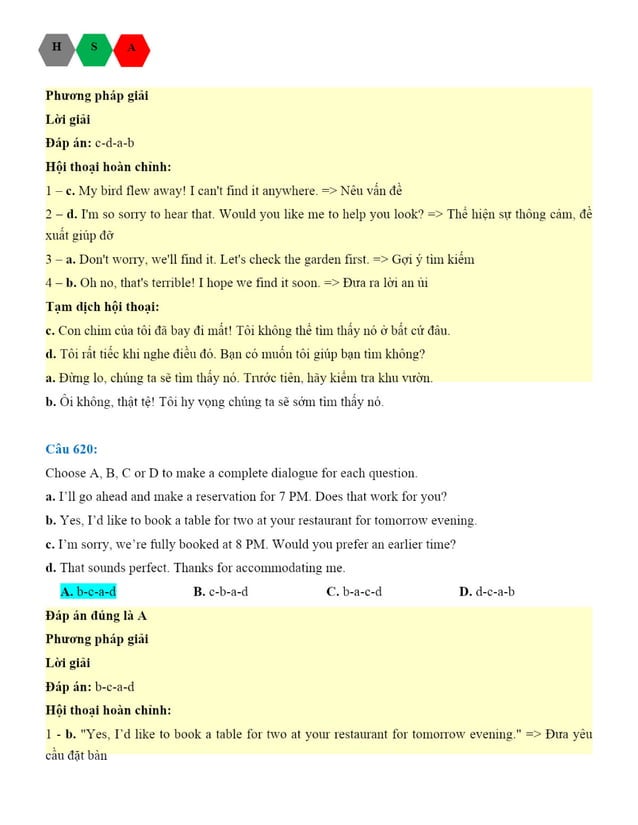 BỘ ĐỀ LUYỆN THI THỬ ĐÁNH GIÁ NĂNG LỰC HSA FORM 2025 - ĐẠI HỌC QUỐC GIA HÀ NỘI - PHẦN TIẾNG ANH ...