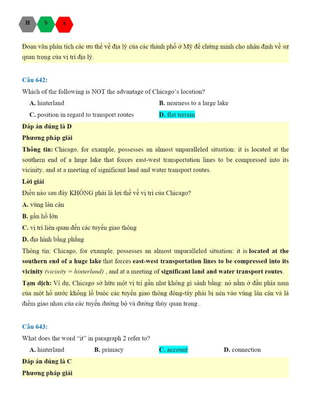 BỘ ĐỀ LUYỆN THI THỬ ĐÁNH GIÁ NĂNG LỰC HSA FORM 2025 - ĐẠI HỌC QUỐC GIA HÀ NỘI - PHẦN TIẾNG ANH ...