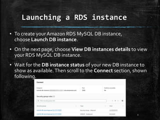 Databases on aws part 1 | PPTX | Cloud Computing | Internet