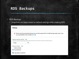 Databases on aws part 1 | PPTX | Cloud Computing | Internet