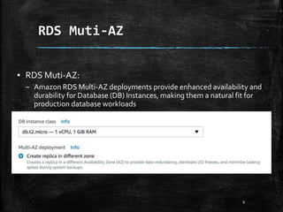 Databases on aws part 1 | PPTX | Cloud Computing | Internet