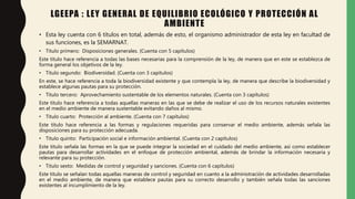 Legislación ambiental mexicana | PPTX
