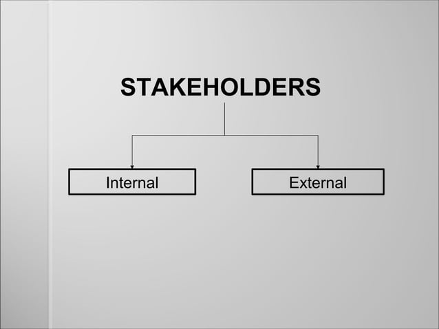 Stakeholders | PPT | Business | Business and Finance