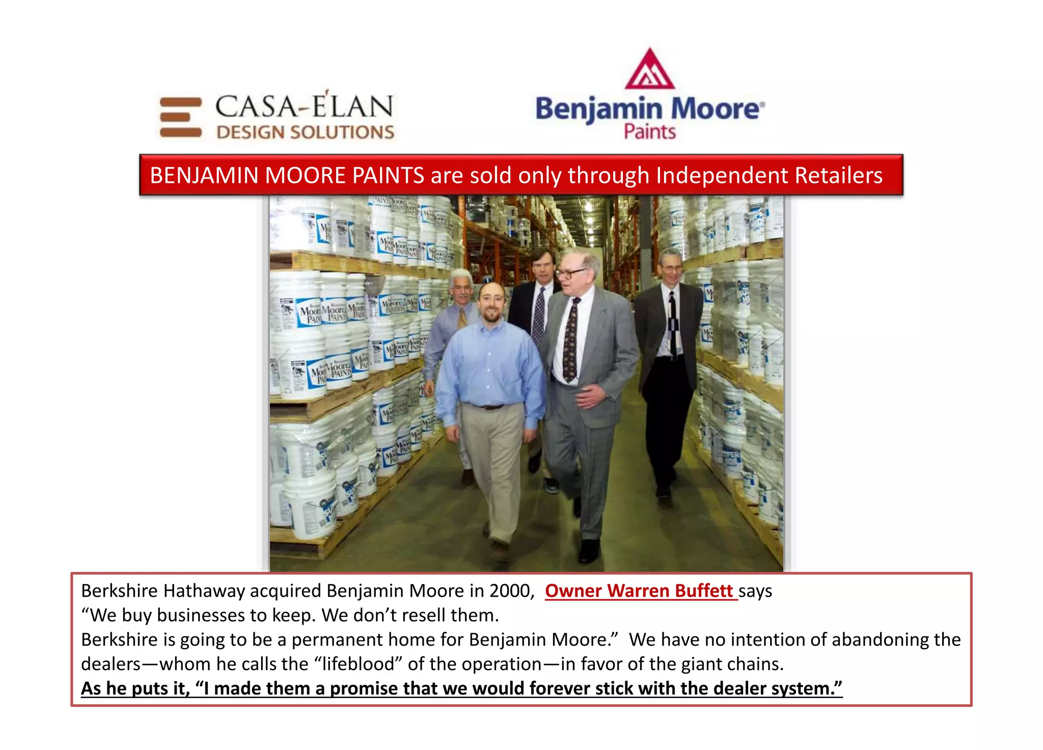Benjamin Moore Paints Oman | PPTX | Business | Business and Finance