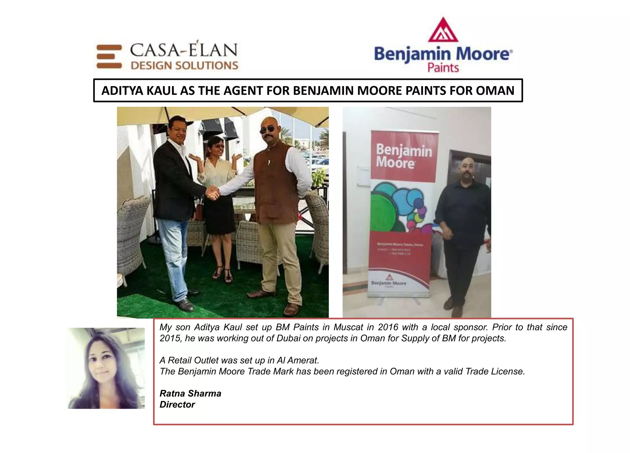 Benjamin Moore Paints Oman | PPTX | Business | Business and Finance