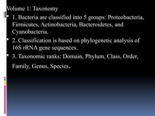 Bergey's manual of systemic bacteriology | PPTX