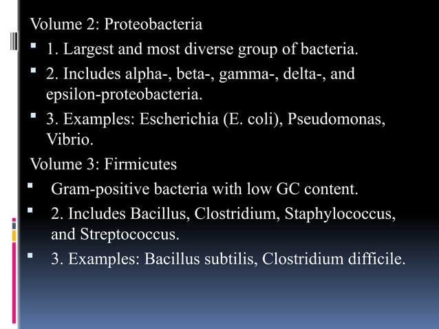 Bergey's manual of systemic bacteriology | PPTX