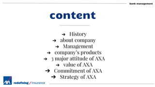 Company Profile of AXA Indonesia | PDF