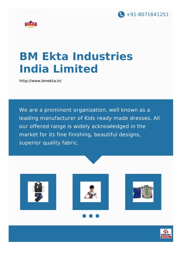 Bm ekta-industries-india-limited | PDF