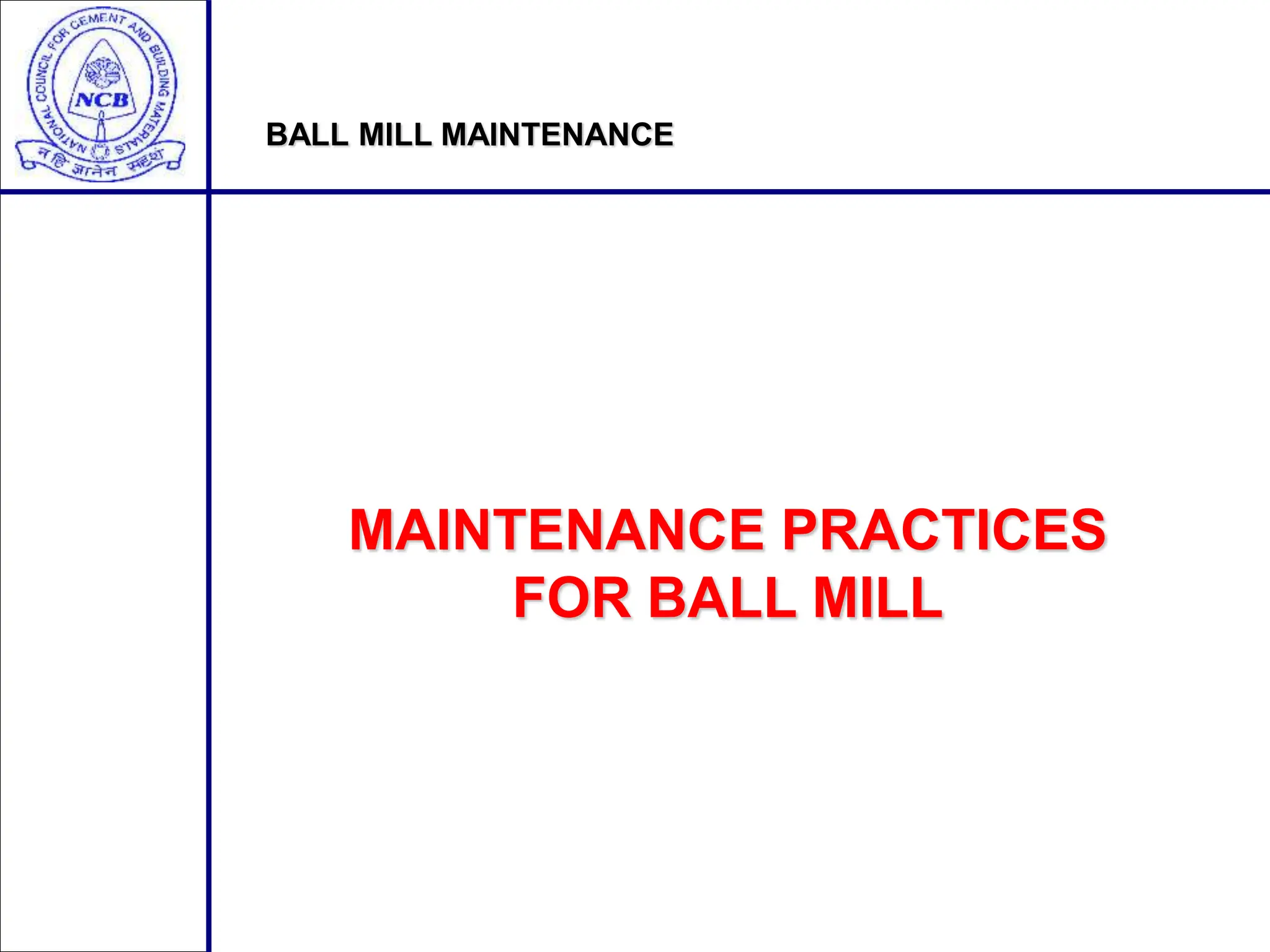 BM-Maintenance-Damia Cement.ppt