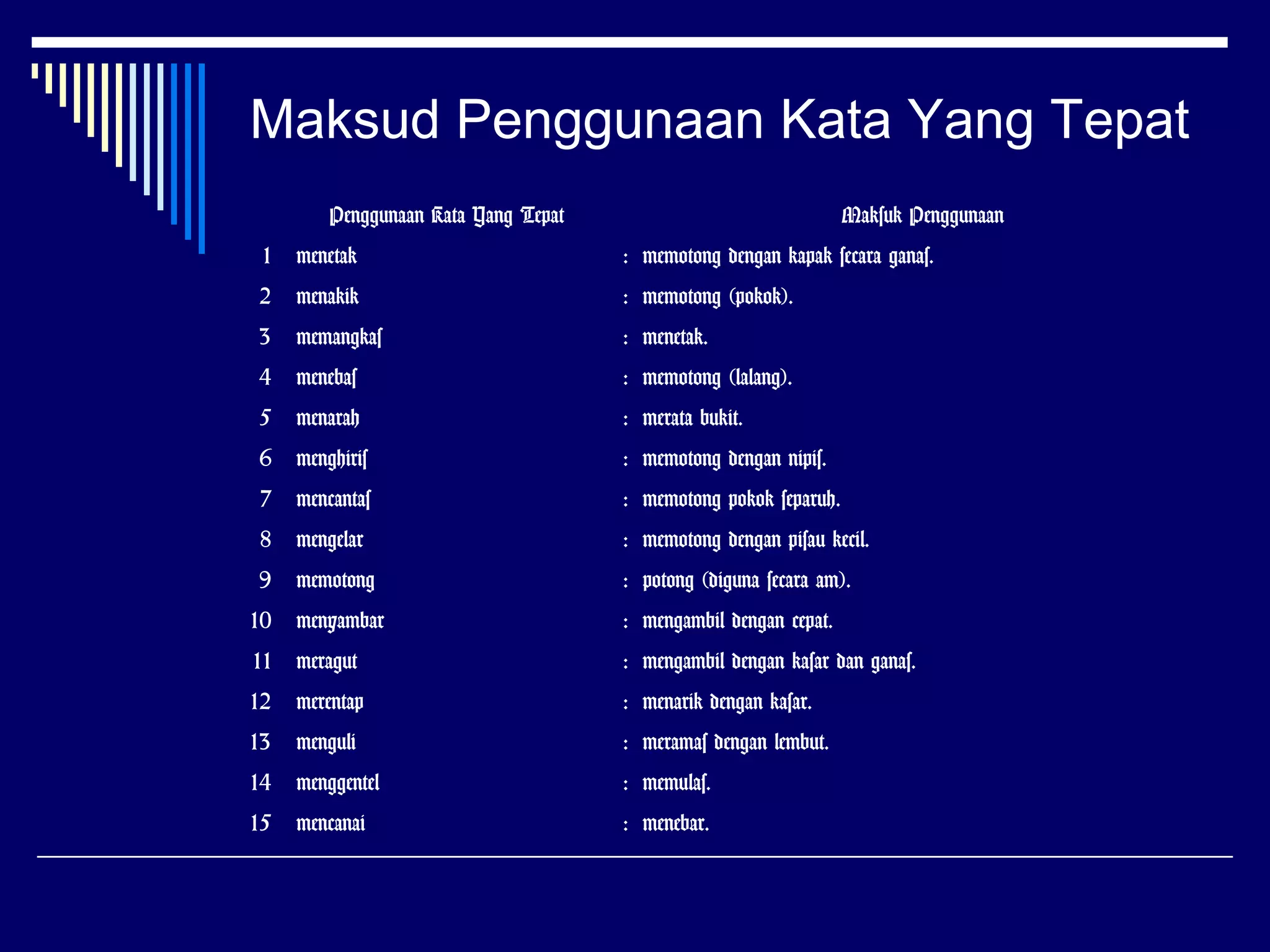 Bm pengunaan kata ganda & kata yang tepat | PPT