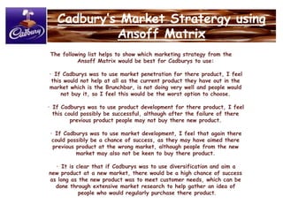 Business and Management--Cadbury | PPTX