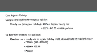 Business mathematics for grade 11 abm salaries and wages | PPTX