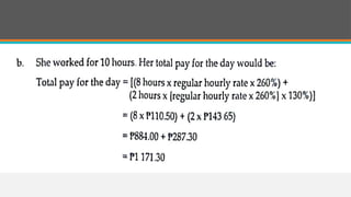 Business mathematics for grade 11 abm salaries and wages | PPTX