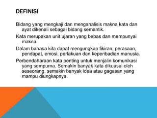 Bm semantik | PPT