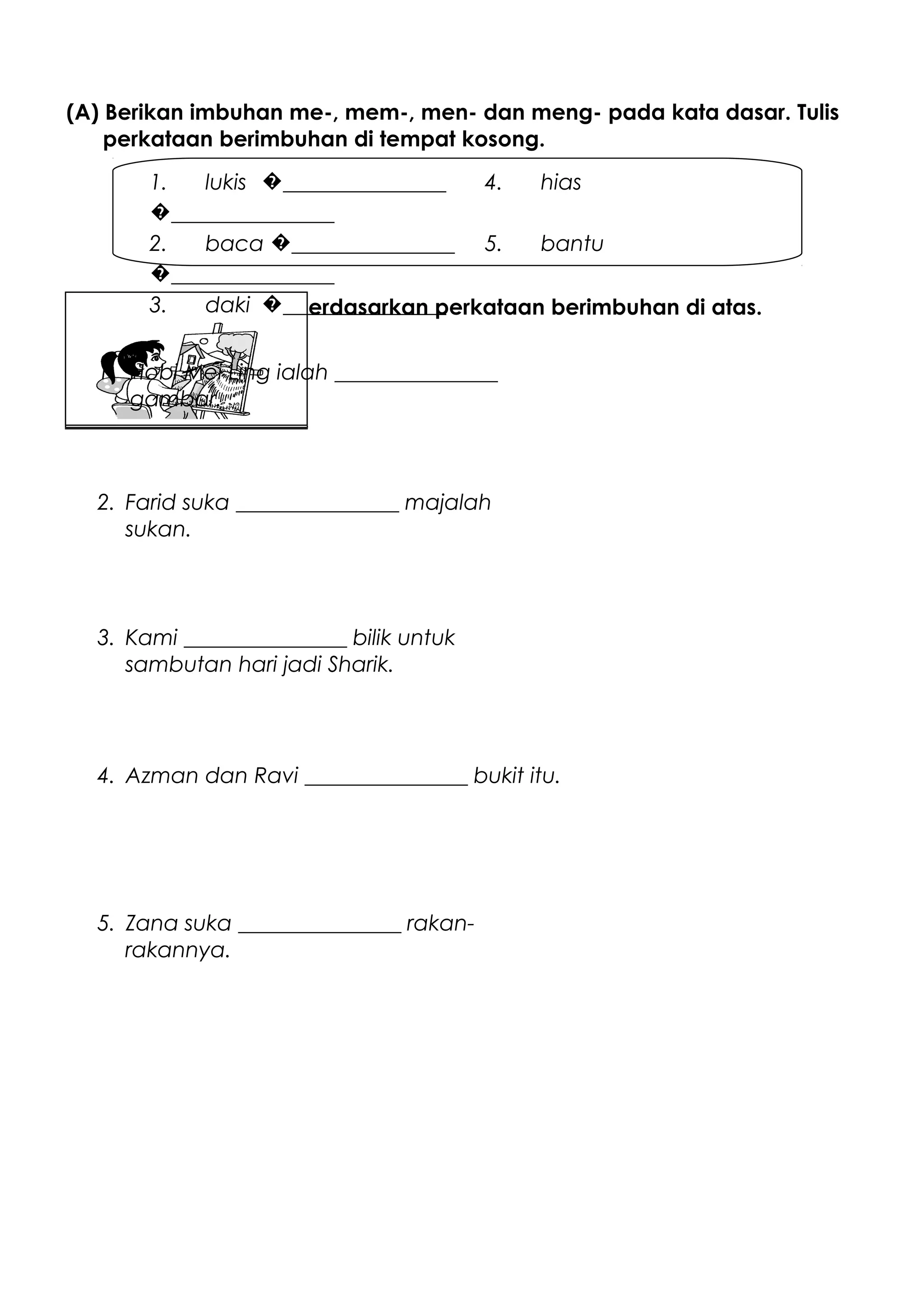 bm imbuhan awalan | DOC