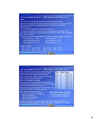 Bilgisayar Mimarisi 01, Feza BUZLUCA | PDF