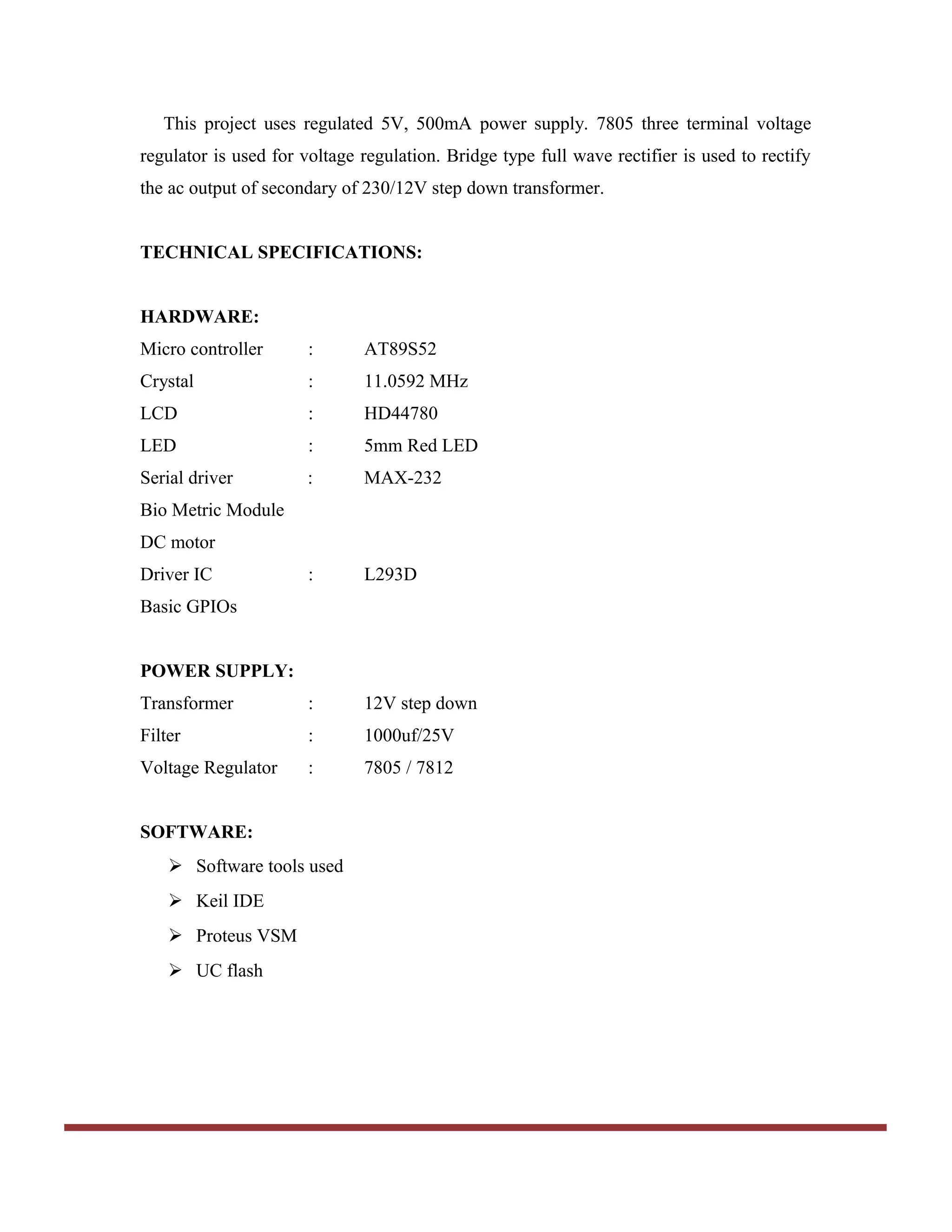 Bm 02 FINGER PRINT BASED BANK LOCKER SYSTEM | DOC