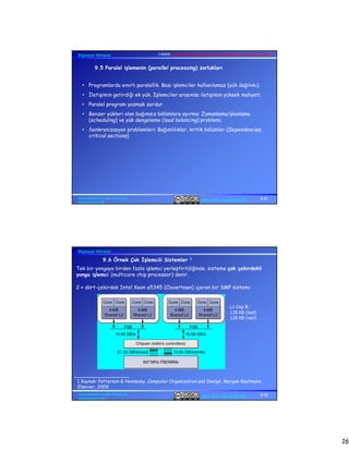 Bilgisayar Mimarisi 09, Feza BUZLUCA | PDF