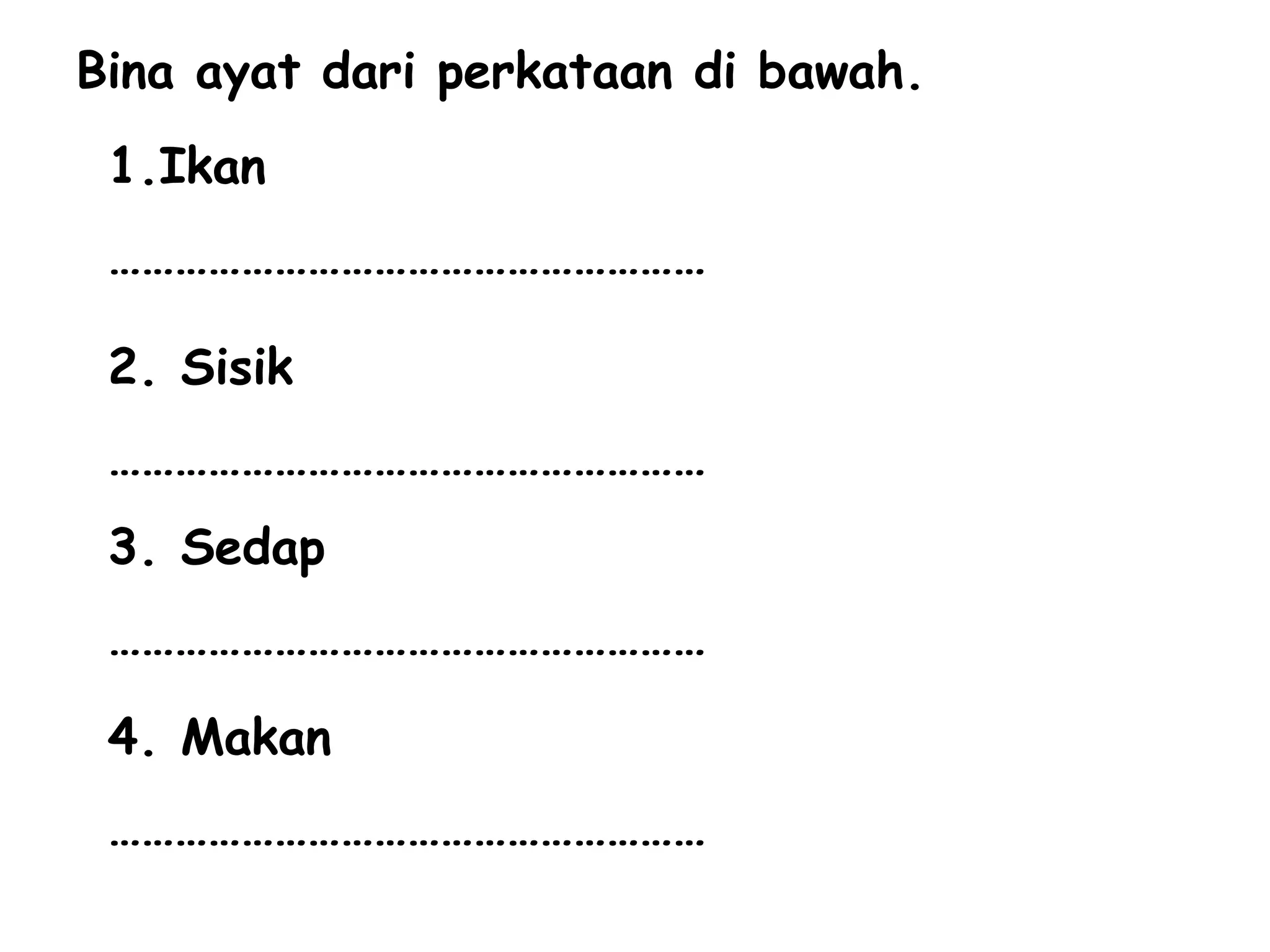 Bahasa Melayu Tahun 1 | PPT