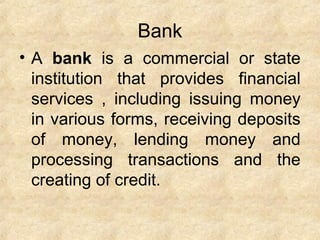 ROLE OF COMMERCIAL BANKS | PPT | Business Banking & Finance | Business