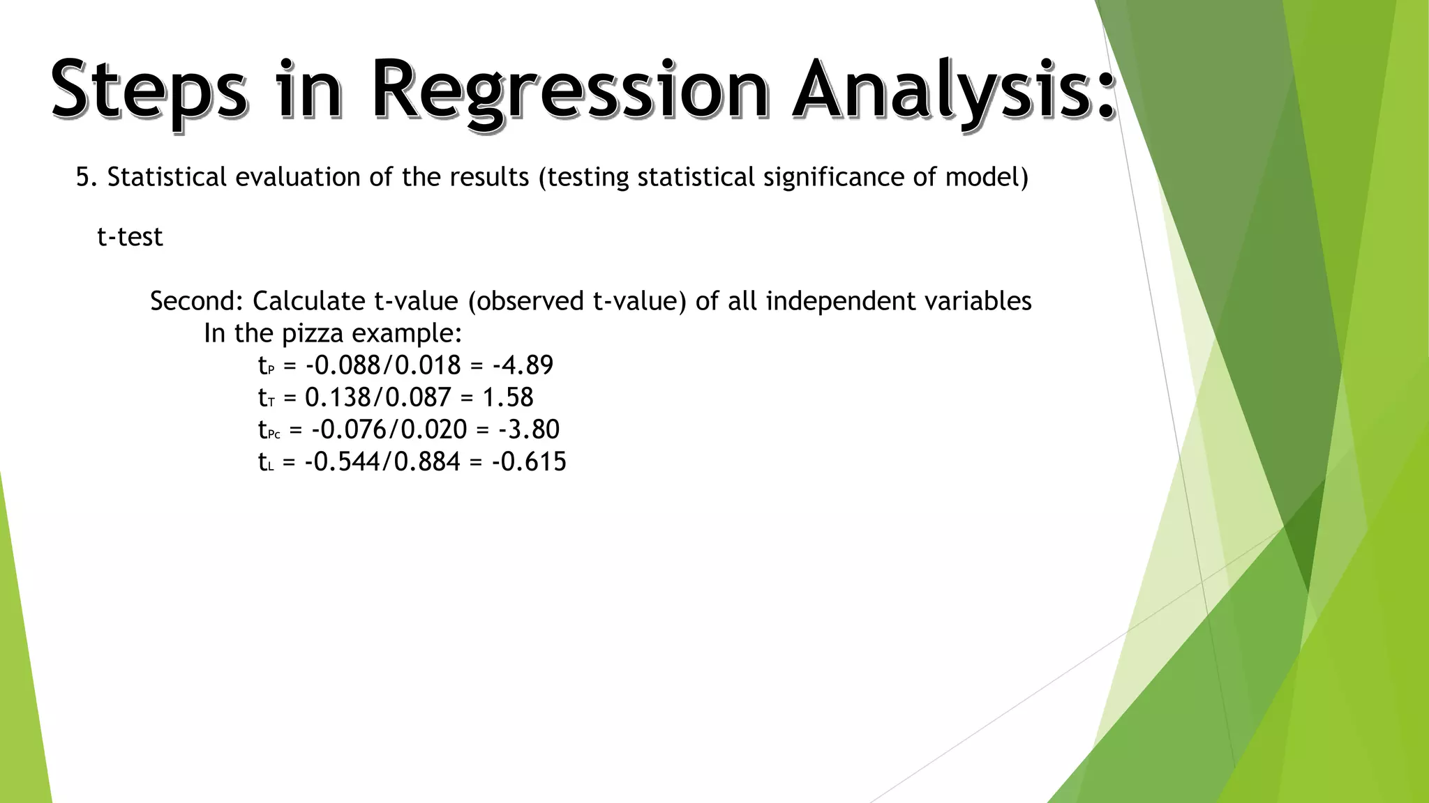Managerial Economics - Demand Estimation (regression analysis) | PPTX