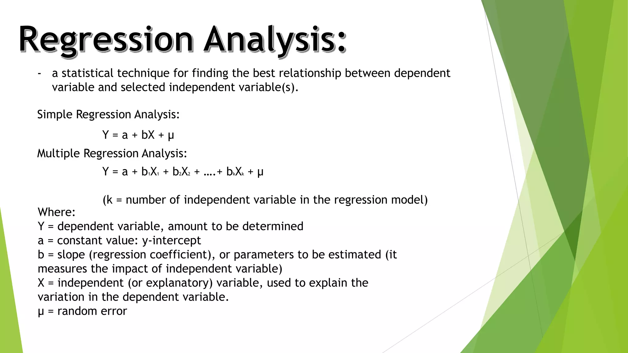 Managerial Economics - Demand Estimation (regression analysis) | PPTX