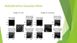BM3D based Multiplicative Noise Removal.pptx