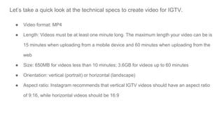 IGTV - what is IGTV | PPT