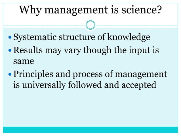 Management as an art, science and a profession | PPTX | Business ...
