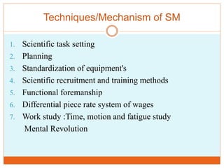 Development of management thoughts | PPT