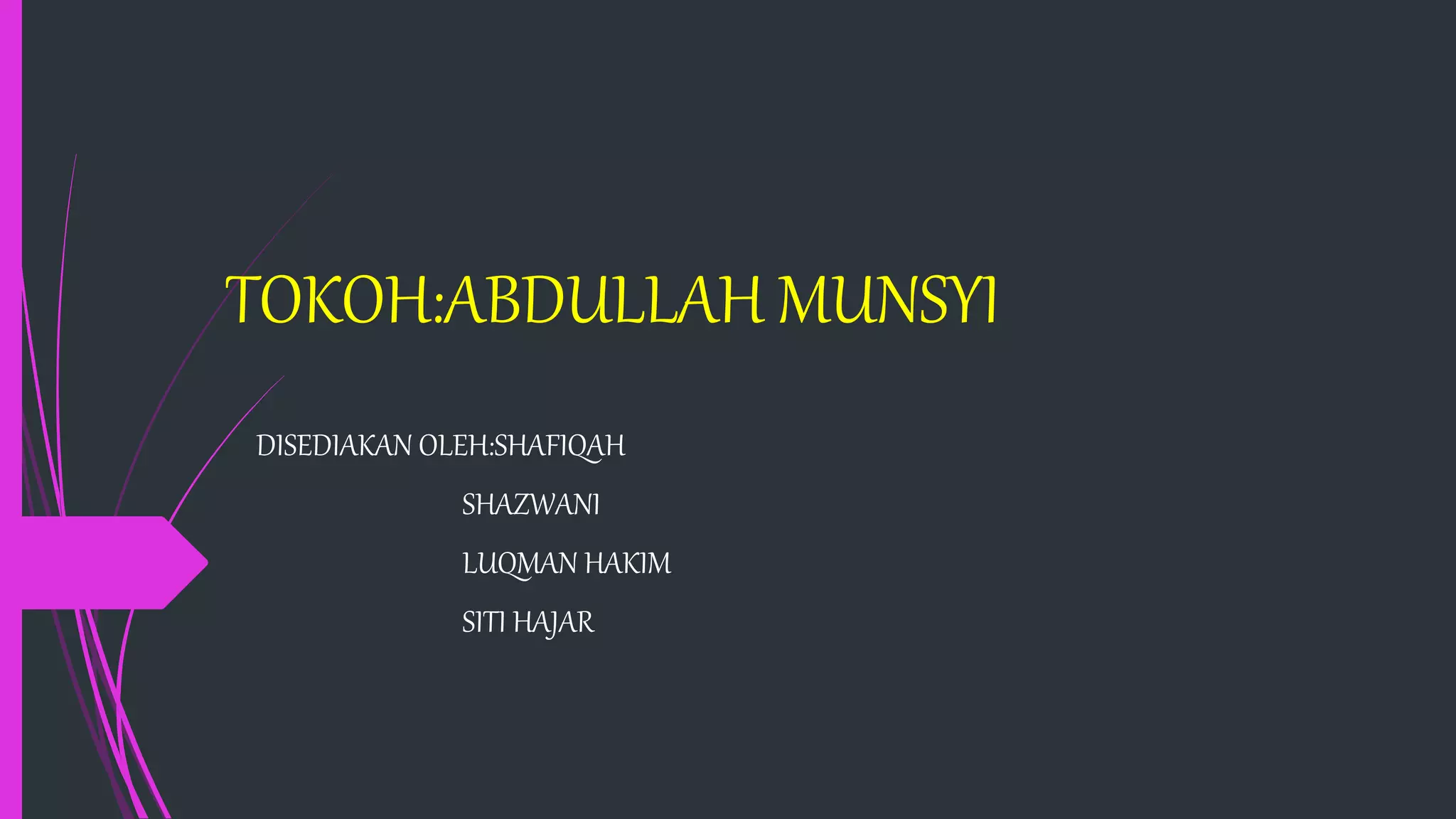 Bm(abdullah munsyi) | PPTX