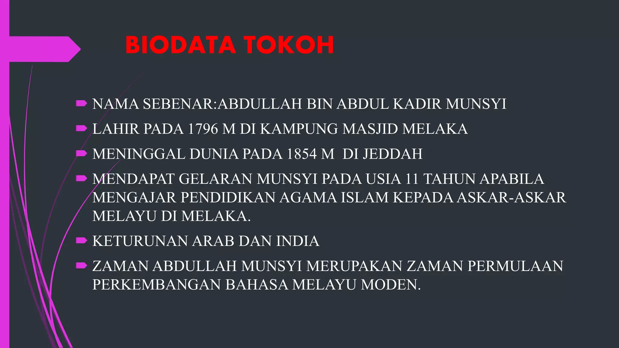 Bm(abdullah munsyi) | PPTX